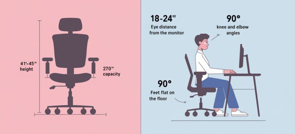 Standard Office Chair Dimensions for Maximum Comfort