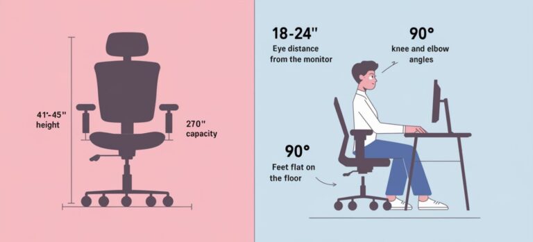 Standard Office Chair Dimensions for Maximum Comfort